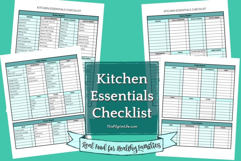 Tour My Kitchen! Organization, Real Food Pantry Essentials, & A Free ...